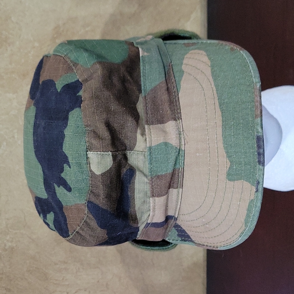 Vintage Military Combat Patrol Camouflage Cap - Gem